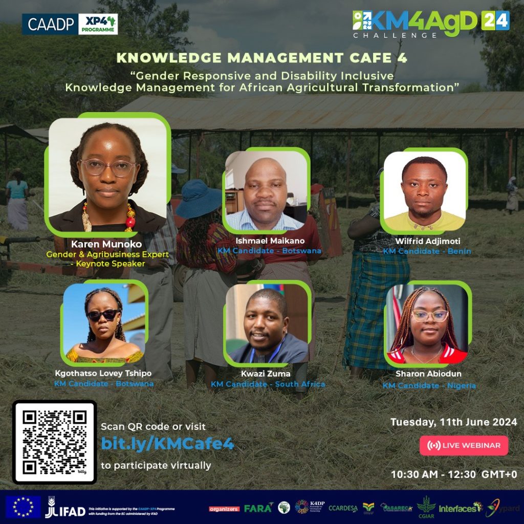 Knowledge Management Cafe: Gender Responsive and Disability Inclusive ...